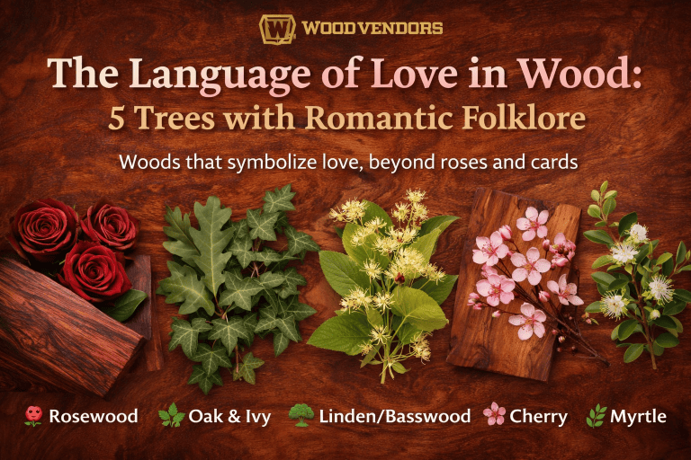 The Language of Love in Wood: 5 Trees with Romantic Folklore - Wood Vendors